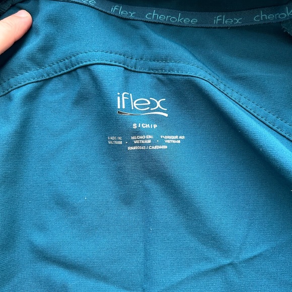 Cherokee | Other | Cherokee Iflex Scrub Jacket In Caribbean Blue | Poshmark